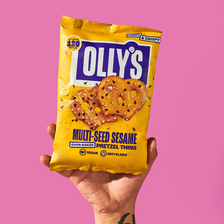 Ollys Multi Seed Sesame Pretzel Thins